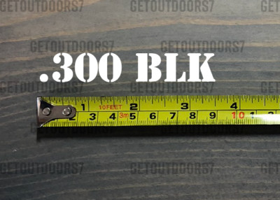 .300 300 BLK Sticker Decal 3.5" Ammo Can Box Label Ammunition Case DIE ...