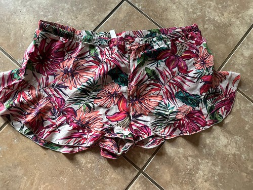 Gilligan O’Malley L Tencell Printed Ruffle PJ Bottom Shorts Sleepwear ...