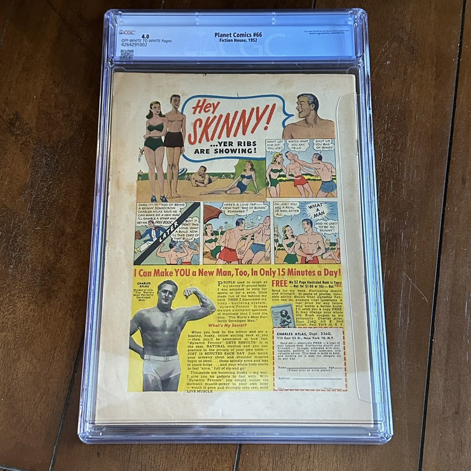 Planet Comics #66 (1952) - Good Girl! Sci-Fi! Golden Age - CGC 4.0 | eBay
