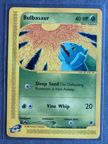 Pokemon TCG: Bulbasaur 95/165 (2002) Expedition • Non-Holo E-Reader ...