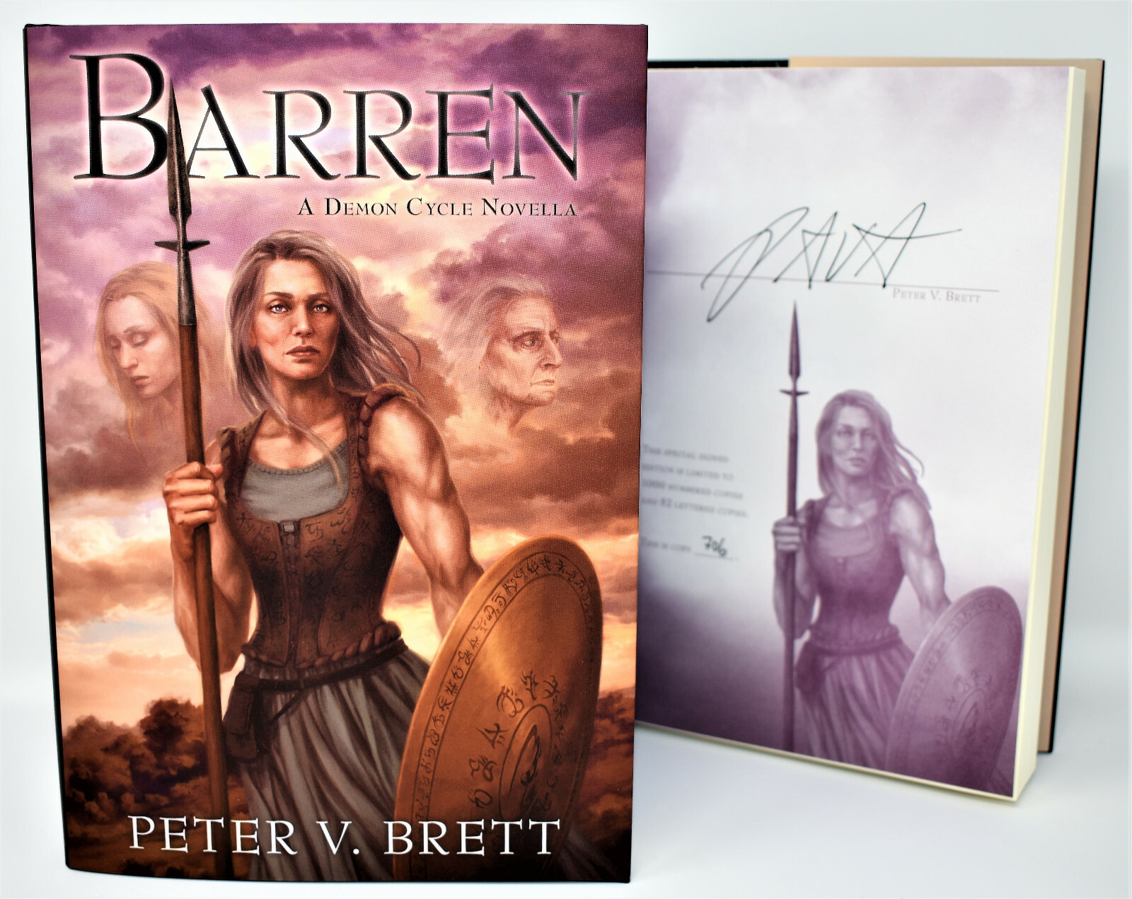 Barren (SIGNED LIMITED EDITION) by Peter V. Brett (Demon Cycle Novella ...