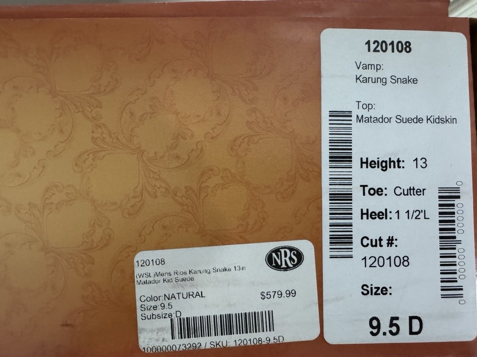 Rios Of Mercedes Karung Snake Cowboy Boots 9.5D | eBay