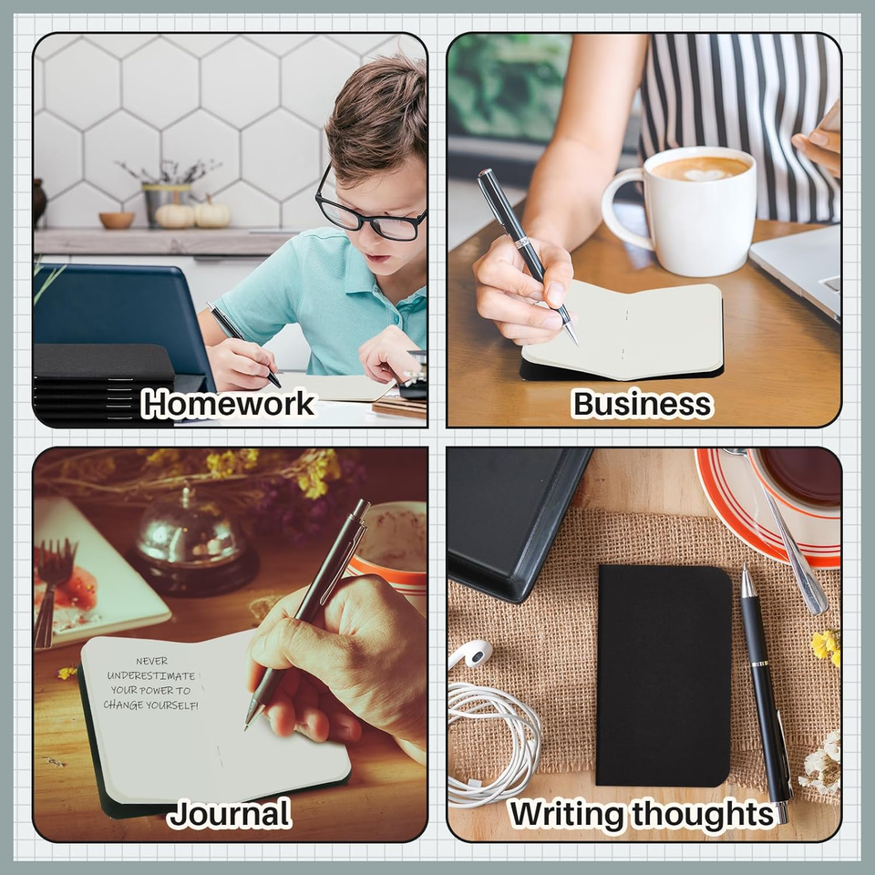 15 Pcs Mini Pocket Notebook 2.5" x 4" Small Journal Kraft Paper ...