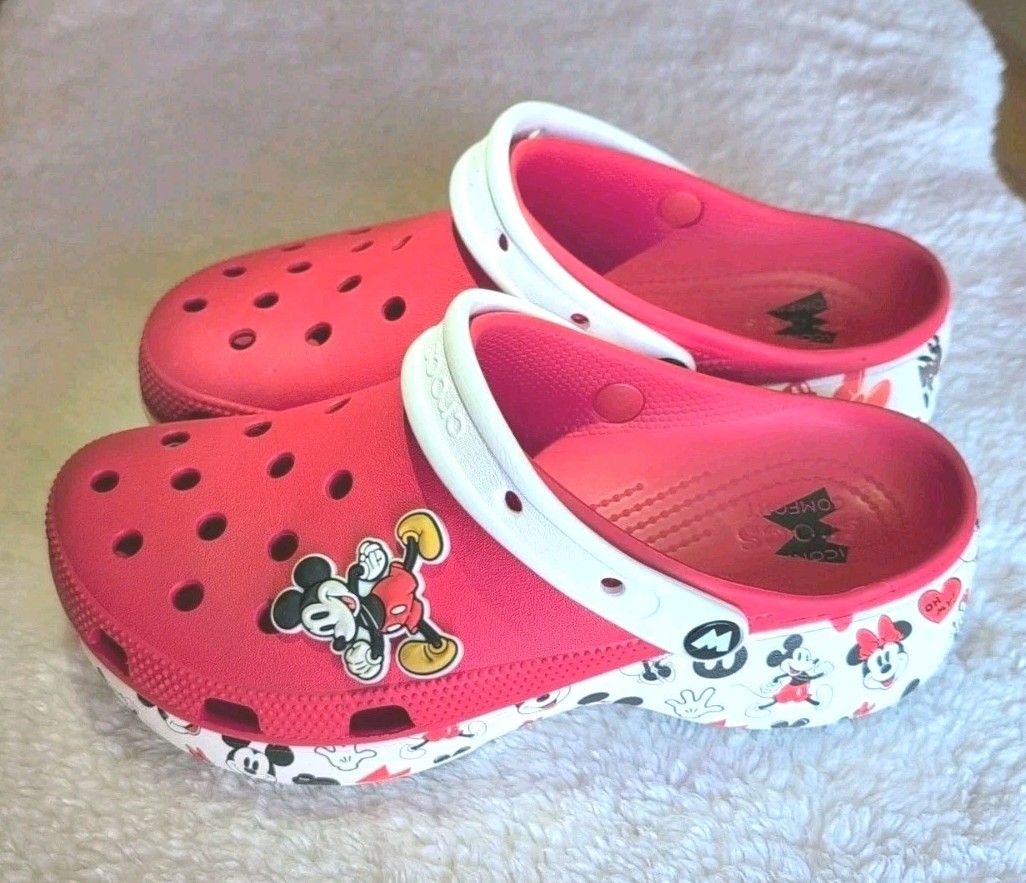 Crocs Disney Minnie & Mickey Mouse Platform Clogs Wom… - Gem