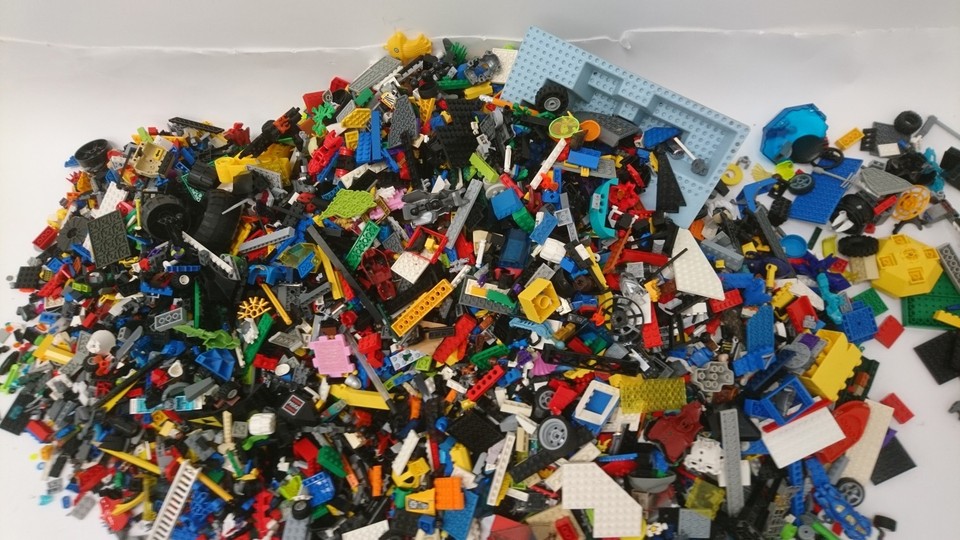 Bulk LEGO Mixed Bricks and Pieces Job Lot 15kg Approx Assorted Parts ...