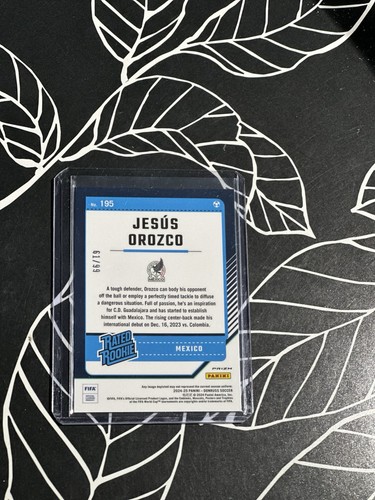 2024-25 Panini Donruss Soccer #195 Jesus Orozco Pink Velocity Rated ...