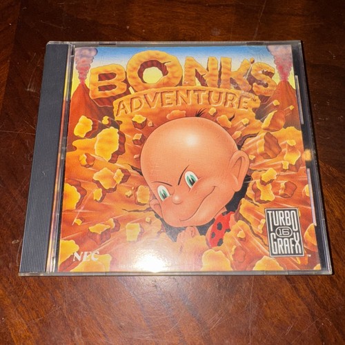 Bonks Adventure HuCard Case And Manual No Overbox 100% Authentic Turbo ...