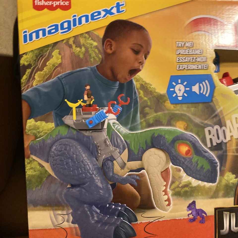 Fisher-Price Imaginext Jurassic World Rebirth Ultimate Action Chomp T ...