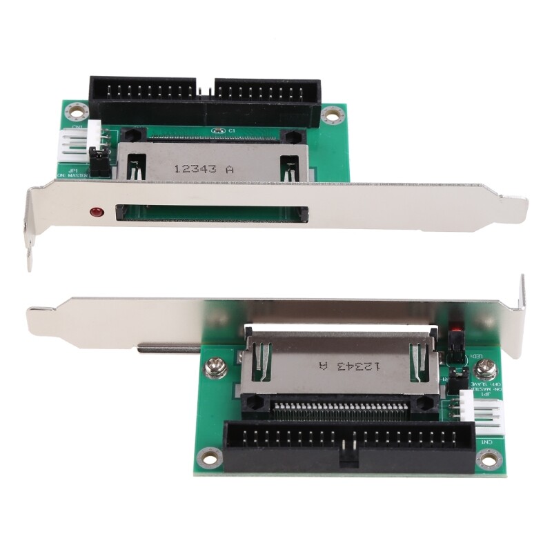 40-Pin CF Compact Flash Card 39Pin to 3.5 IDE Converter Adapter + PCI ...