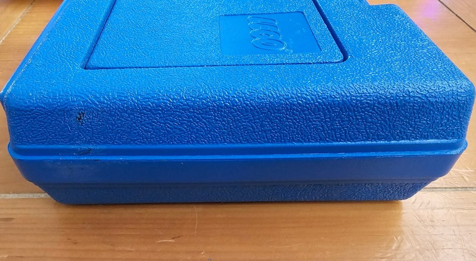 Vintage 1983 LEGO Blue Hard Plastic Carrying Storage Case Box Bin ...