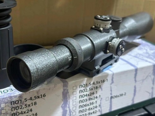 Russian 3-9x42W FFP Scope HD Illuminated Tactical Hunting Waterproof ...