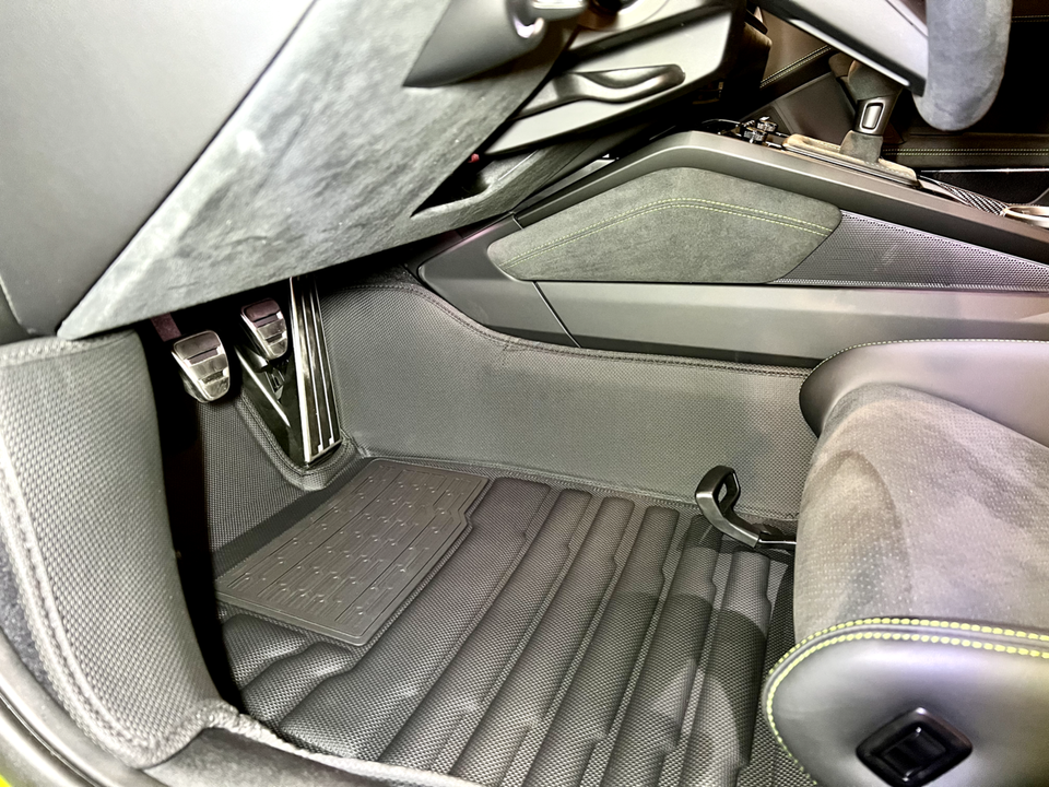 Porsche 992 Bespoke Rich Leather Like Floor Mats Form Fitted for ...