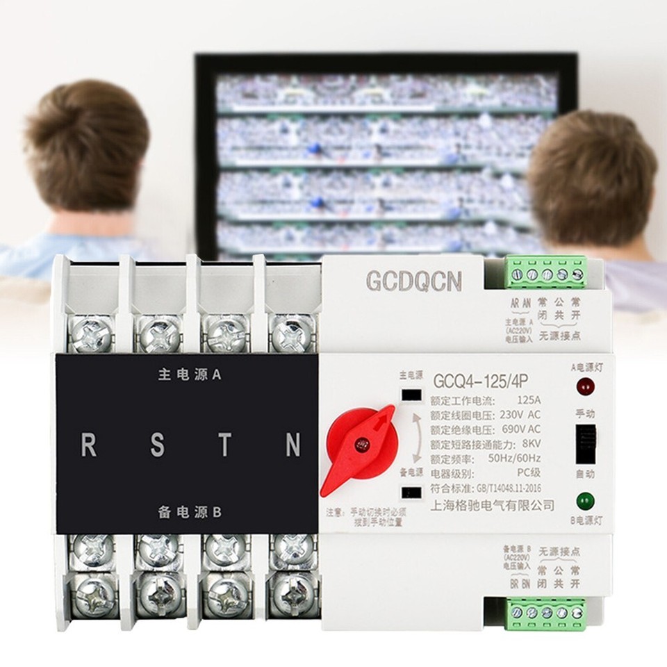 Flexible Installation Options Automatic Power Switching Device 4P Model ...