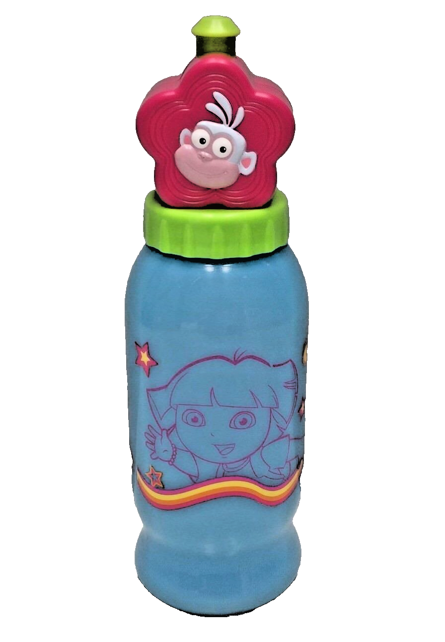 DORA THE EXPLORER KIDS - NOVELTTY DRINK BOTTLE WITH STRAW | eBay