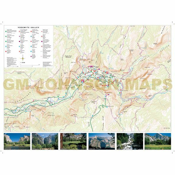 Yosemite Valley Topographic Map