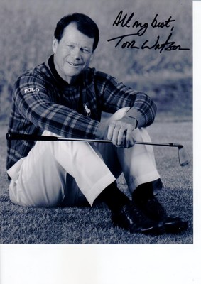 Tom Watson Signed 8x10 AUTO Autographed Photo Photograph PGA Tour ...