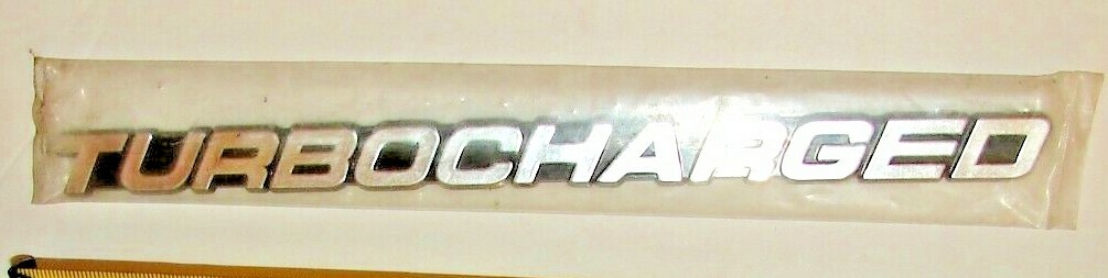 TURBOCHARGED TURBO KIT EMBLEM BADGE LOGO FORD MUSTANG SVT COBRA CAMARO ...
