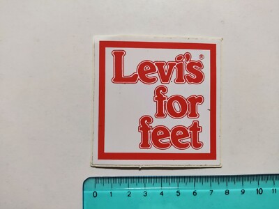 Levi's Sticker for Feet Levi Strauss Jeans Autocollant 80s Original ...