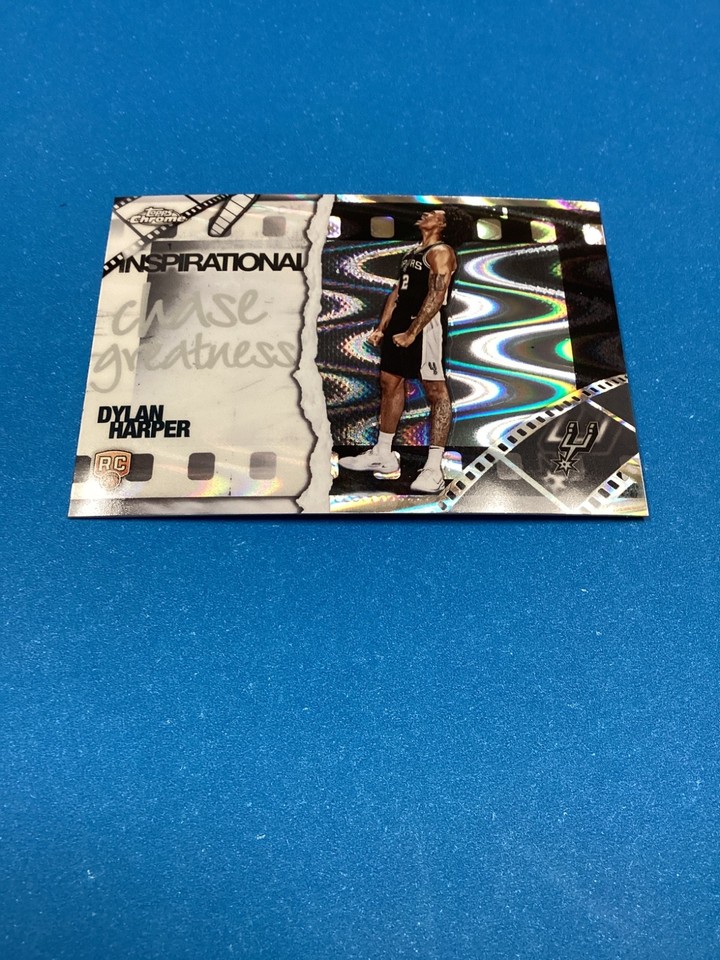 2025-26 Topps Chrome Dylan Harper Inspirational Ray Wave Refractor RC ...