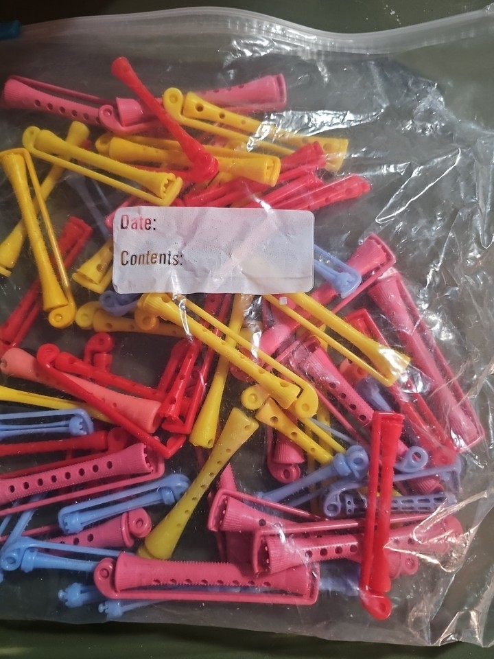 Lot Plastic Swing Arm Perm Rods Various Size and Colors Vintage | eBay