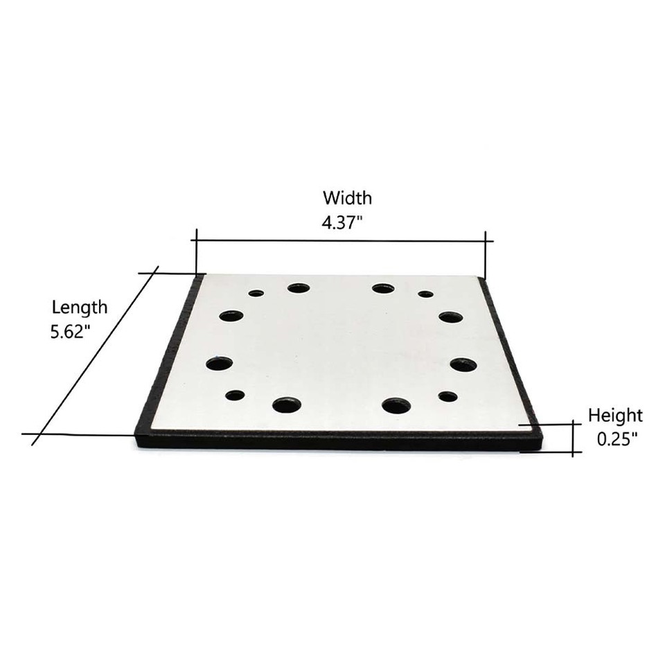1/4 Sheet Sander Pad 8 hole for 340 J-340 Rep Porter Cable 13592 ...