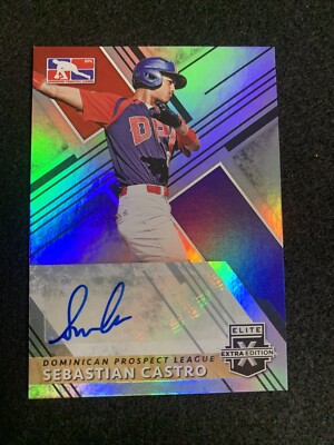2019 Elite Extra Edition Baseball DPL Auto Sebastian Castro #213 🔥⚾️🔥 ...