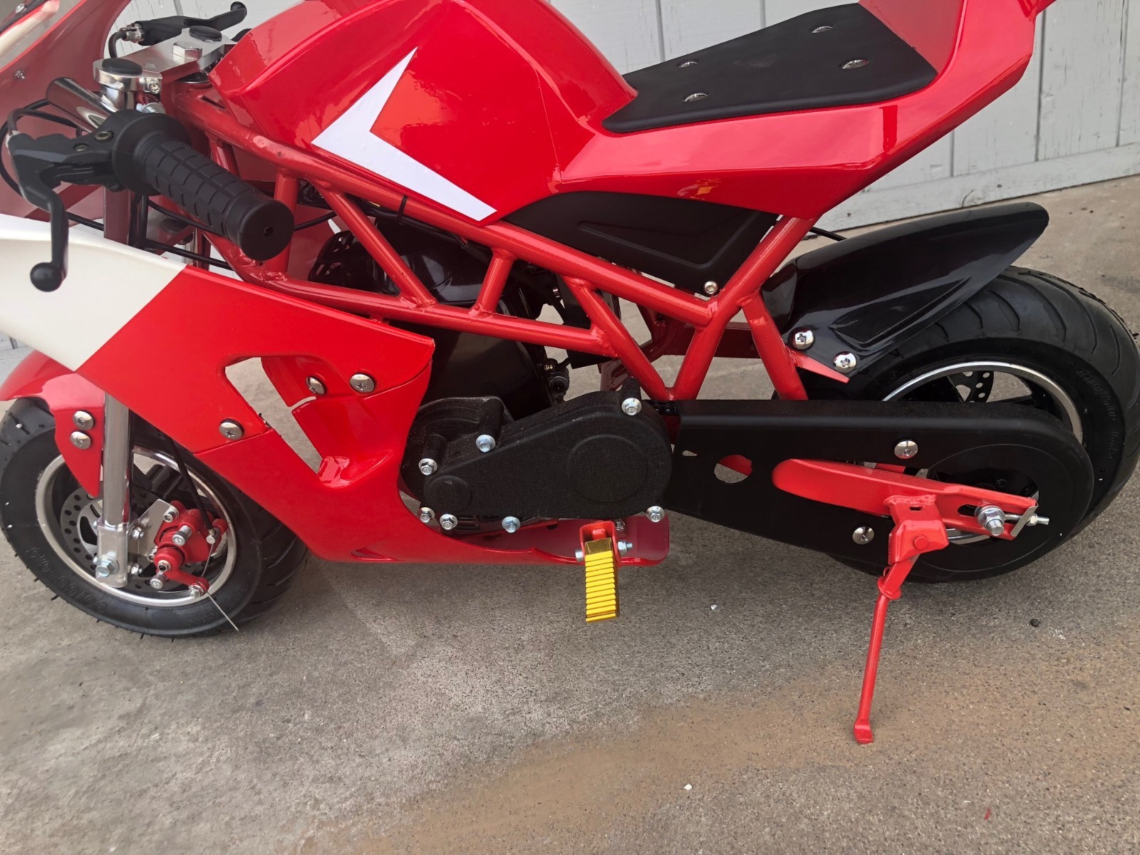 Brand New High Performance 4 Stroke 40cc Mini Pocket Bike MT4 RED | eBay