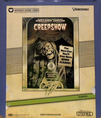 Creepshow (1982) Vintage RCA CED SelectaVision Videodisc TESTED WORKING ...