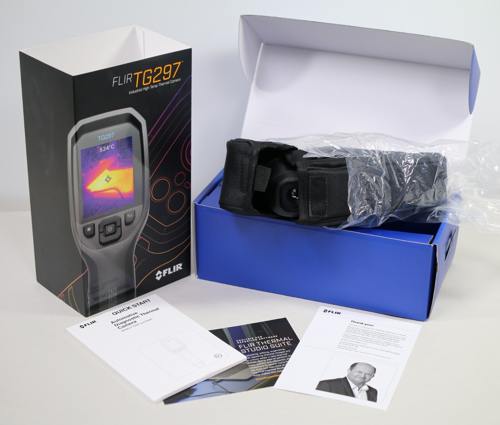 Flir TG297 Industrial High Temperature Thermal Camera - Black for sale ...