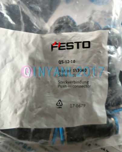 1PC New FESTO QS-12-10 153040 Push-In Connector | eBay