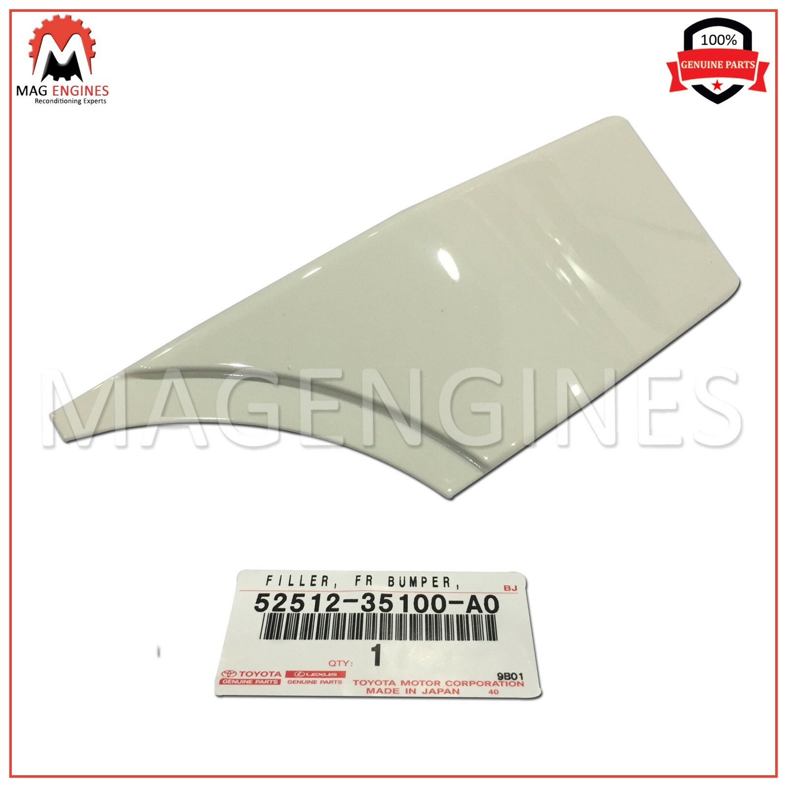 52512-35100-A0 GENUINE OEM FILLER, FRONT BUMPER, RH 5251235100A0 | eBay