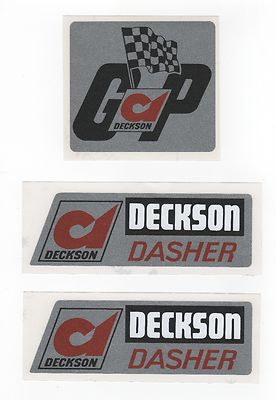 Deckson Dasher 1970s Large Size Vintage Mini Bike Repro Decals | eBay ...