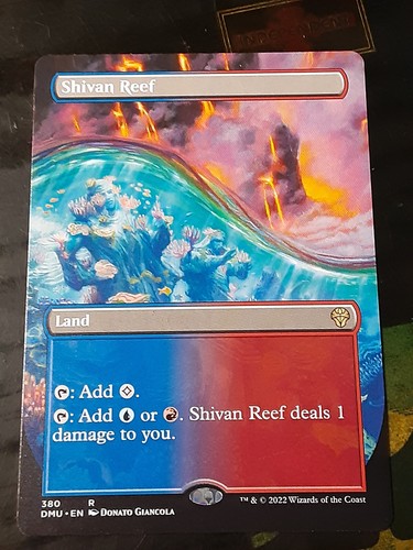 Shivan Reef Borderless , Dominaria United , NM , MTG, FREE SHIPPING | eBay