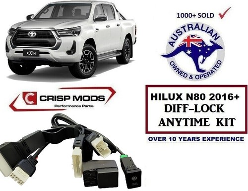 NEW KIT! Diff Lock anytime Over-ride kit to suit Toyota Hilux 2.8d n80 ...