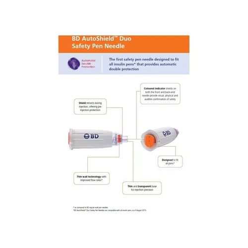 Autoshield Duo Pen 30G x 5mm Box of 100 | eBay