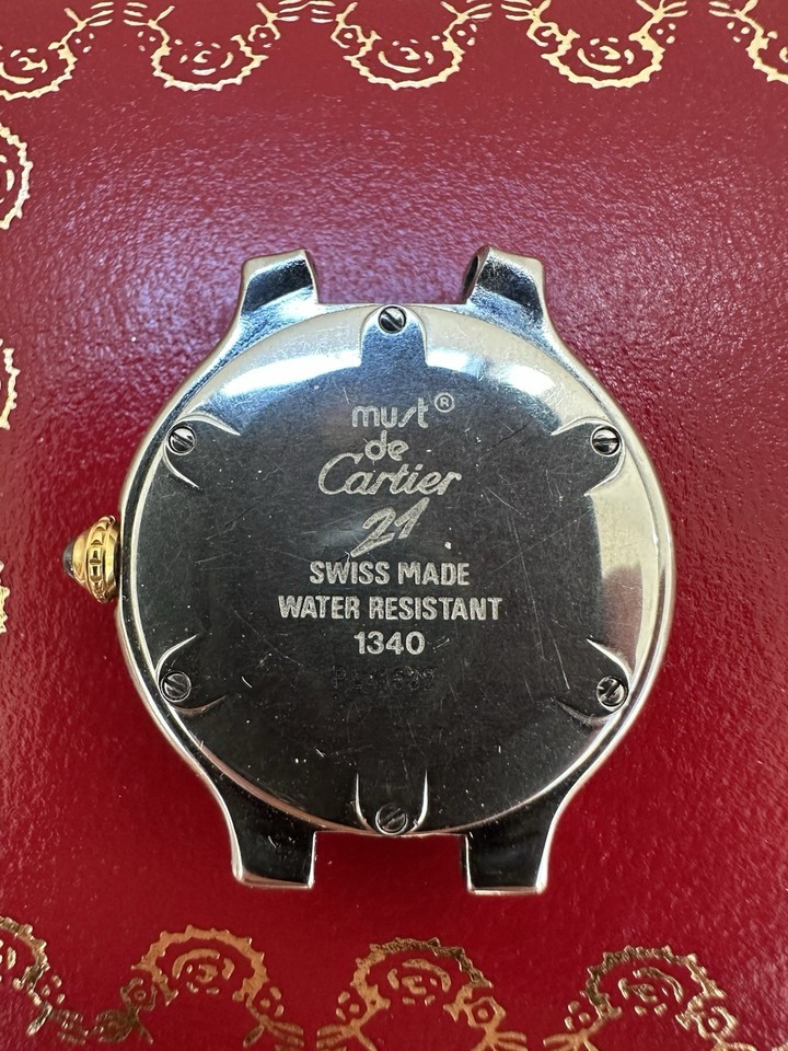 Cartier Ligne 21 Women's Watch Movement Steel/Gold Quartz Vintage | eBay