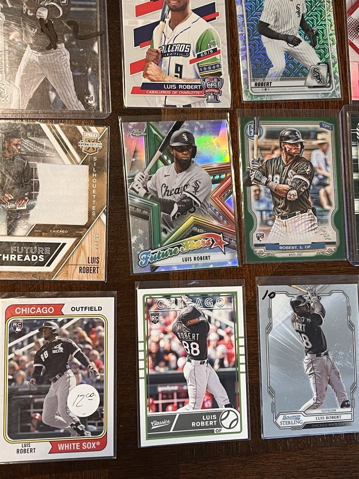 CARD ROOKIE BASEBALL LUIS ROBERT LOT 25 DIFFERENT CARDS ROOKIE | eBay UK