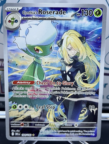 Cynthia's Roserade 184/182 - Destined Rivals - Illustration Rare ...