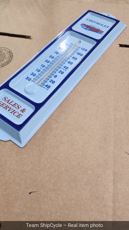 Chevrolet Sales Service Thermometer Made In USA Original Reproduction ...