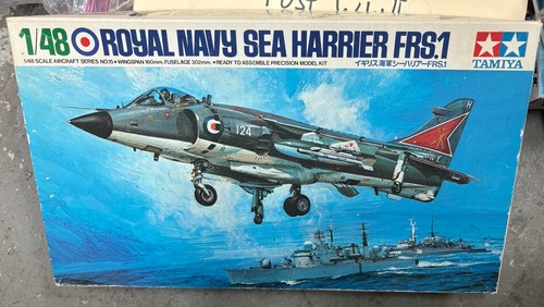 Tamiya 1:48 Hawker Sea Harrier Plastic Model Aircraft Kit 61026 Royal ...