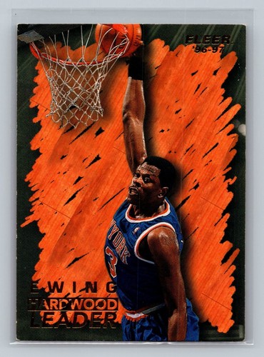 1996-97 Fleer Ultra Patrick Ewing Hardwood Leader #137 New York Knicks ...