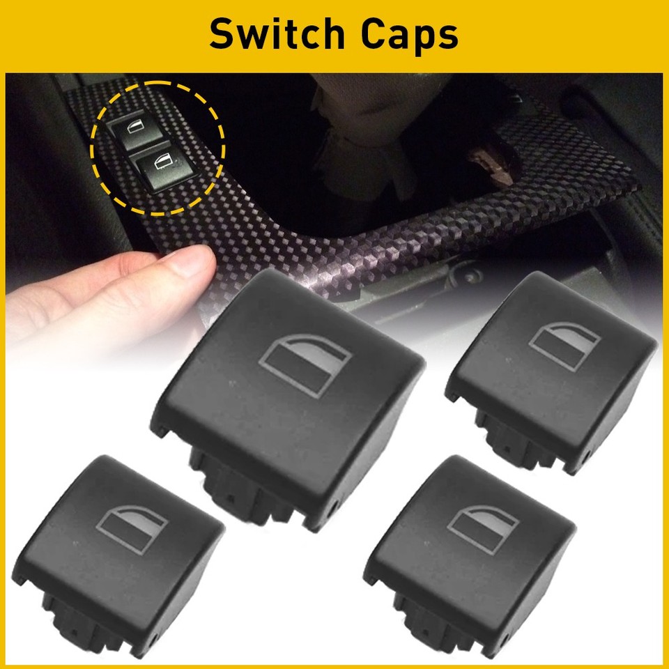 4pcs For BMW E46 3-Series Window Switch Button Cover Cap 323i 325i 330i 328i EXV | eBay