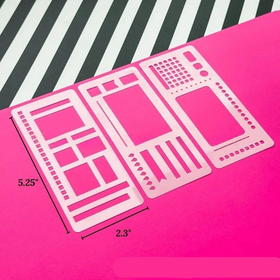 Flexible Drawing Templates Beginner-to-Expert Tool Ink Bleeding ...