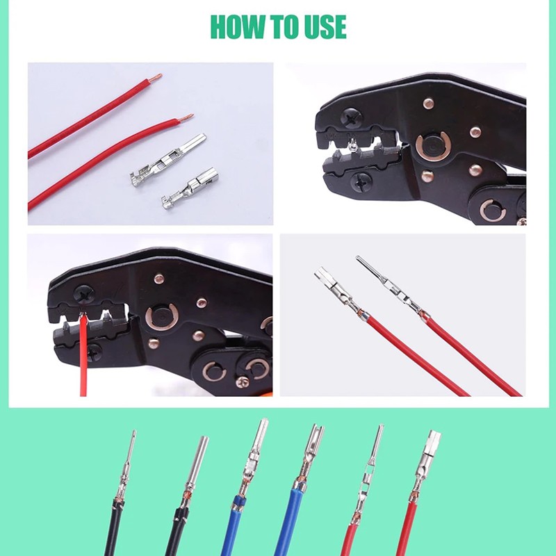 290Pcs Car Electrical Wire Terminal Pins Kit 1/1,5/1,8/2,2/2,8/3,5 mm ...