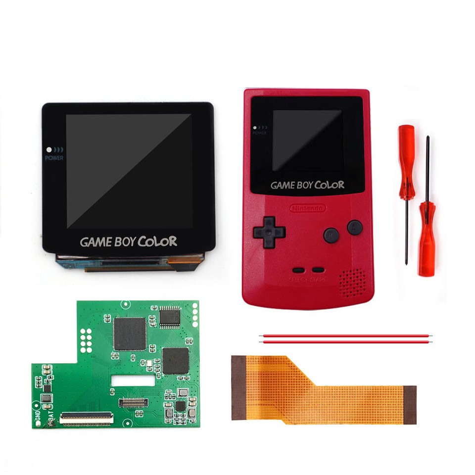 GBC OLED AMOLED Laminated Touch Screen OSD RETRO PIXEL Kit For GameBoy ...