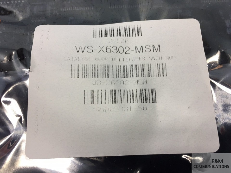 WS-X6302-MSM CISCO CATALYST 6000 SERIES MULTILAYER SWITCH CNPCU4DFAC | eBay
