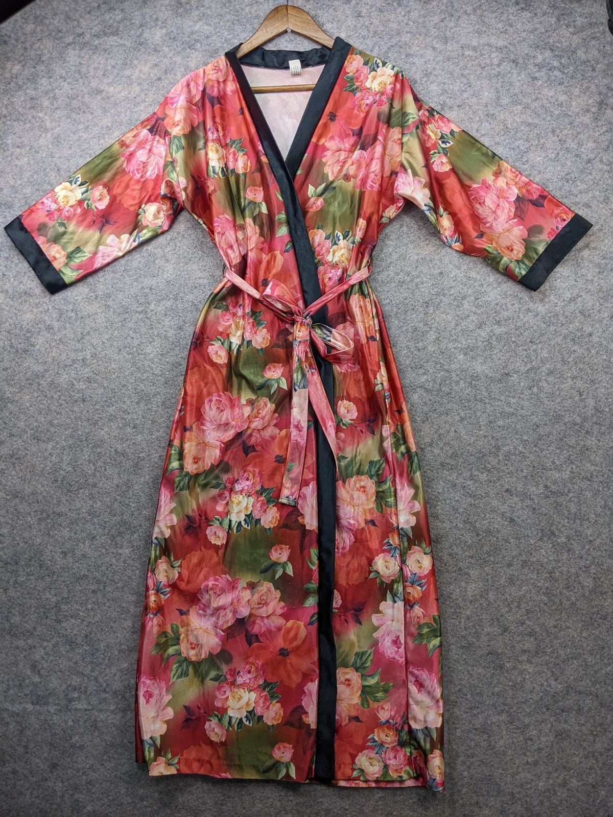 Pollinaise Intimate Apparel Robe Womens Small Multico… - Gem