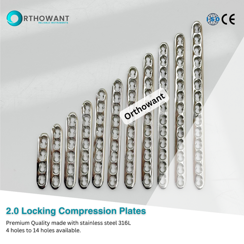 2.0mm Compression Locking Plates LCP, Set of 55 Plates Orthopedic ...