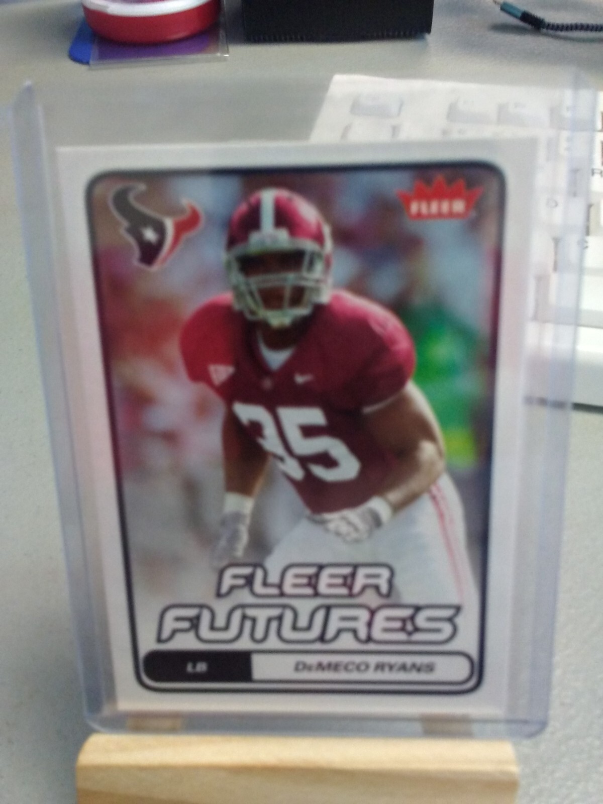 2006 Fleer #129 ROOKIE RC DeMeco Ryans -Houston Texans/Alabama Crimson ...
