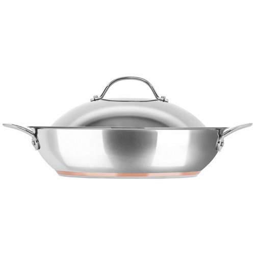 Chasseur Le Cuivre 32cm 5.6 Litre Chef Pan With 2 Side Handles 19877 ...